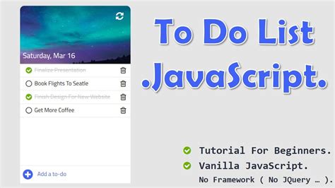 38 how to make a todo list javascript javascript overflow