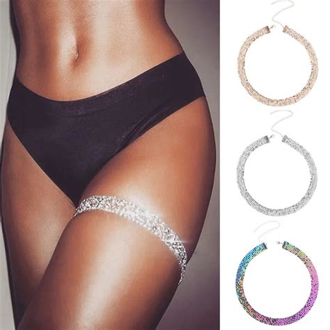 Multicolor Full Rhinestone Body Chain For Women Girls Sexy Nightclub