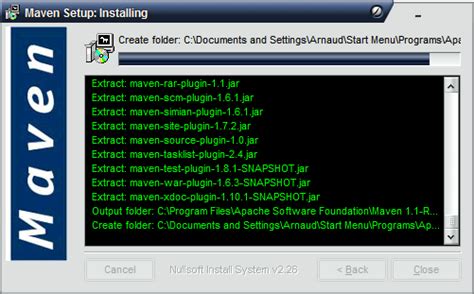 maven nsis plug in screenshots