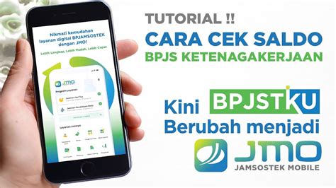 Cara Cek Saldo Bpjs Ketenagakerjaan Di Aplikasi Jmo Terbaru Youtube