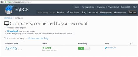 how to backup sql databases to dropbox using sqlbak blog