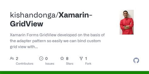 github kishandonga xamarin gridview xamarin forms gridview developed