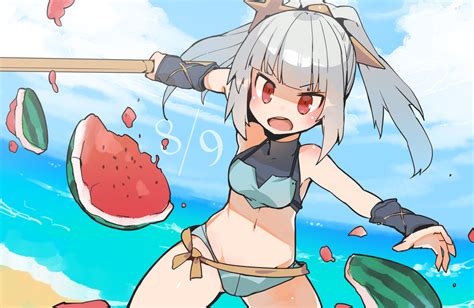 ️今日のポケ擬水着絵️9日目 今日から日曜日は特別枠。ダイケンキのかいばしら」 さくたけ🐇【ぼくの毒姫は今日もかわいい】2巻発売のイラスト