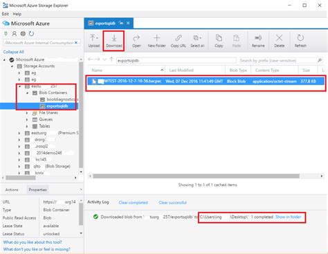 download backup and restore a azure sql database locally for testing