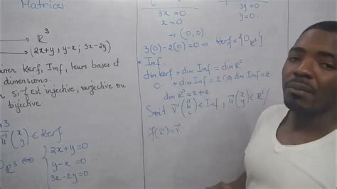 Savoir Montrer Quune Application Linéaire Est Injective Surjective Ou