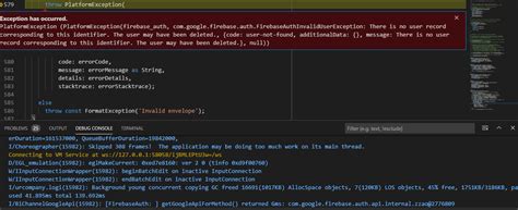 firebase pop up message on emulator from platform