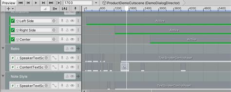 text scrolling for unity with timeline integration by andrew case at