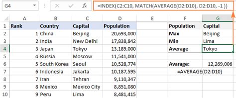 excel index match vs vlookup formula examples