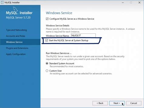installing mysql and getting acquainted with the interface 365 data