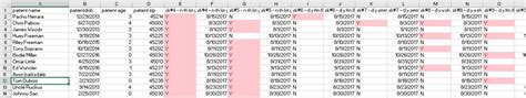 deleting rows in excel that contain a single letter in