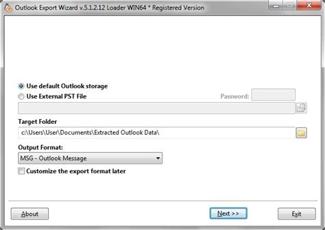export outlook emails and contacts to other formats with outlook export