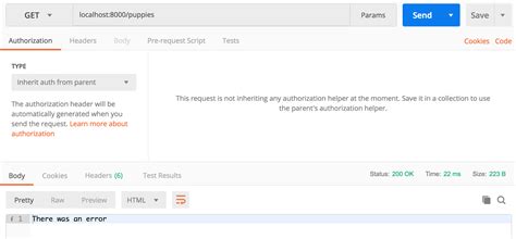 error handling in express