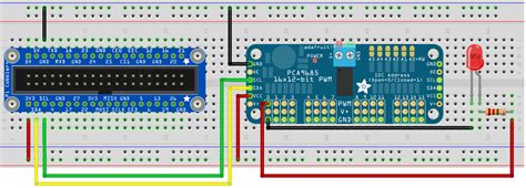 use raspberry pi to drive pca9685 pwm