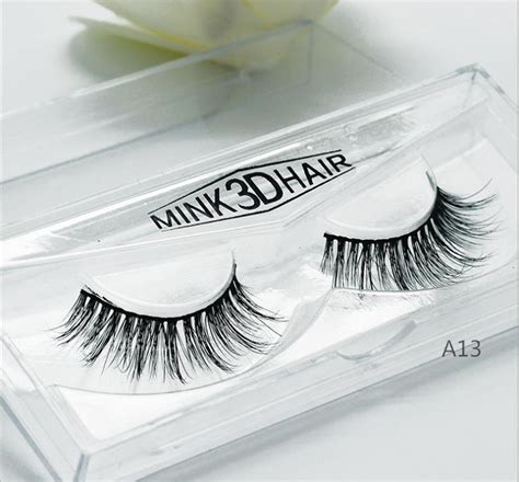 3d Soft Mink Hair False Eyelashes Handmade Wispy Fluffy Long Lashes For