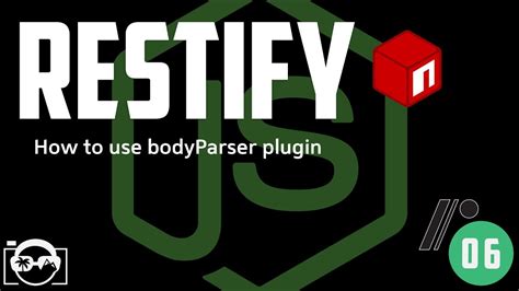 how to use bodyparser to json with restify in node js rest api tutorial