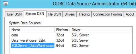 odbc problem