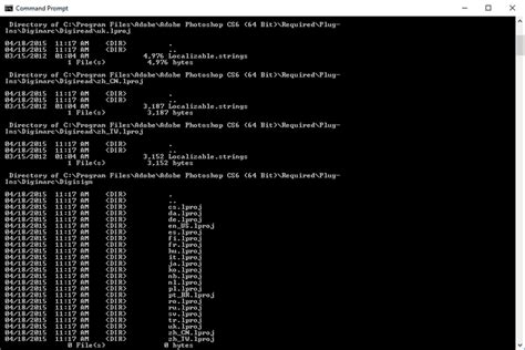 what are command prompt codes