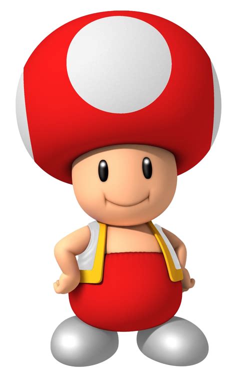 Super Mario Bros Toad Adventure Mushroom Character Sidekick Video