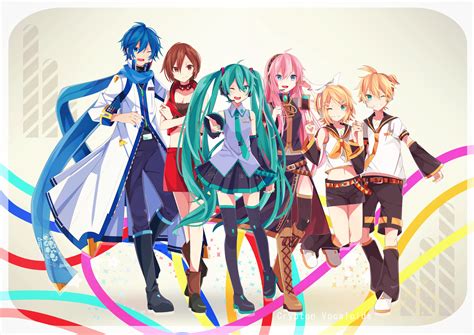 Download Len Kagamine Rin Kagamine Meiko Vocaloid Kaito Vocaloid