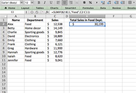how to use the sumif function in excel sheetgo blog