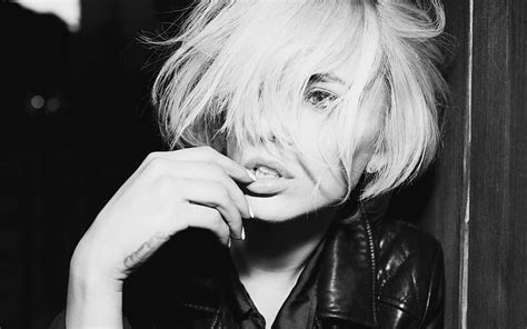 Hd Wallpaper Alysha Nett Model Blonde Eyes Photo Shoot Bw