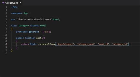 laravel eloquent many to many relation laravel dersleri teknoloji