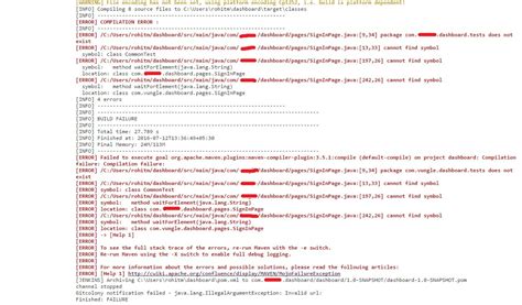 getting compilation error every time when i configure