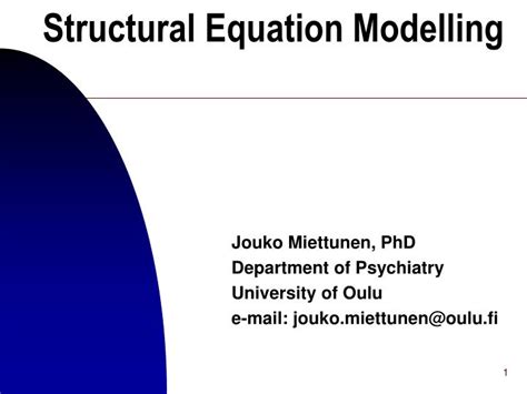 Ppt Structural Equation Modelling Powerpoint Presentation Free