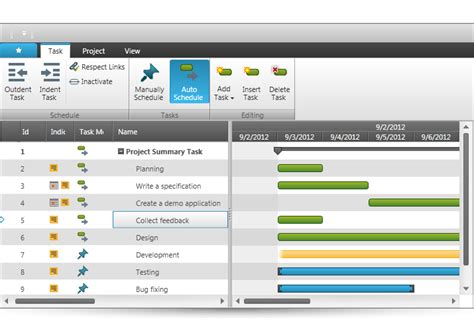 wpf gantt control infragistics