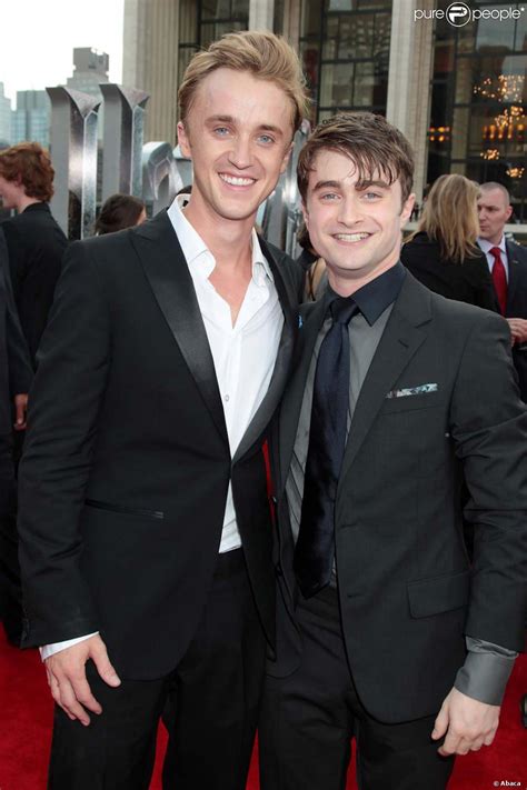 Daniel Radcliffe Et Tom Felton à Lavant Première New Yorkaise De Harry