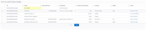 dev lightning datatable inline editing in salesforce
