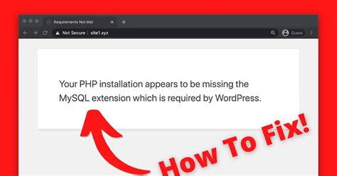 your php installation appears to be missing the mysql extension which