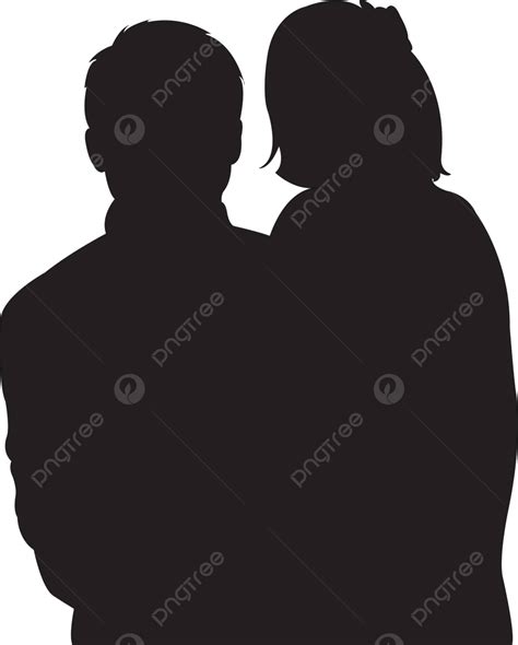 父親和女兒在一起剪影矢量人女孩剪影 向量 人們 女孩 輪廓向量圖案素材免費下載，png，eps和ai素材下載 Pngtree