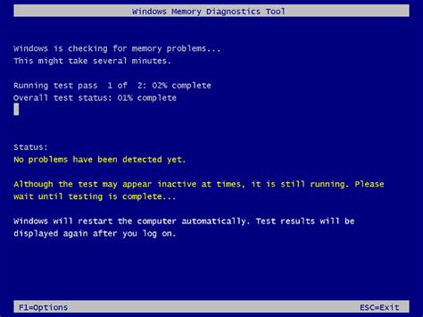 check for windows 10 errors with memory diagnostics tool