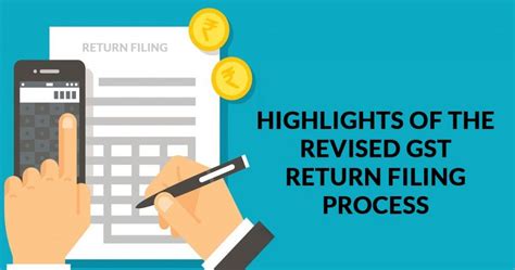 Highlights Of The Revised Gst Return Filing Process Sag Infotech