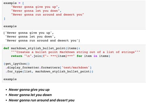 fragment custom display formatter rendering of python types