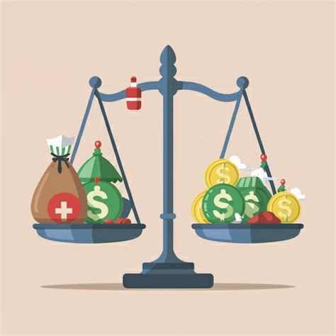 Premium Ai Image Scales Show Income Differences And Gap Between Rich
