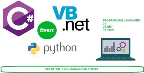 create software using c sharp vb net python and fix bug by donsol007