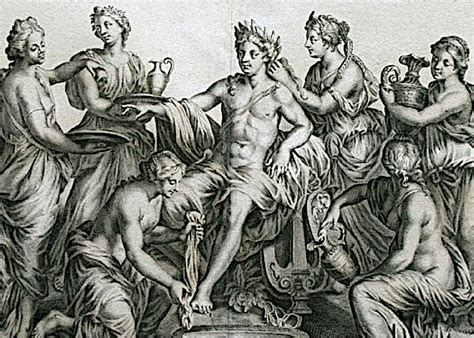busacca gallery mythology etching apollo and sex nymphs in the grotto at