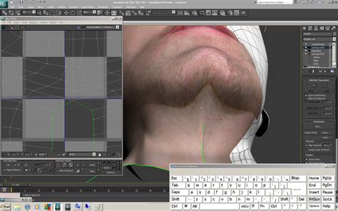 1027218 virtual environments using uvw map to produce head material bitmap