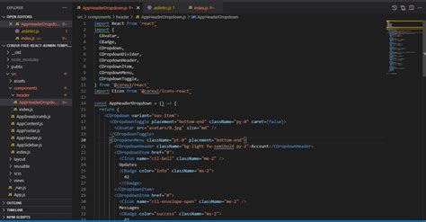 reactjs vs code shows red and yellow in ui while using react stack