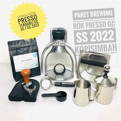 Jual Paket Brewing Rok Presso New Gc Ss Gc 2022 Alat Seduh Espresso