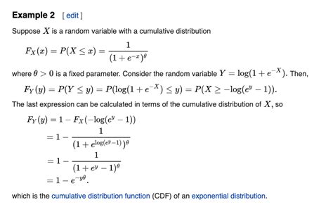 Solved Derivation Of Cdf Of A Function That Results In An Exponential