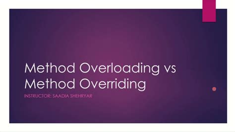 method overloading vs method overriding audio youtube