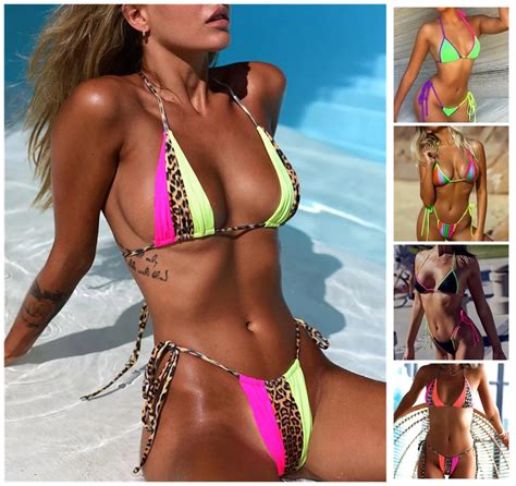 Micro Bikini 2019 Bandage Bikinis Set Sexy Swimwear Women Push Up