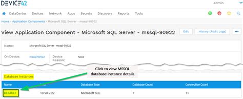 database discovery device42 documentation device42 documentation