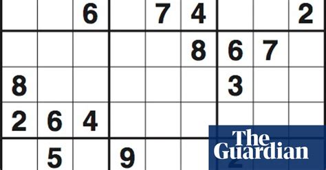 sudoku 3592 easy life and style the guardian
