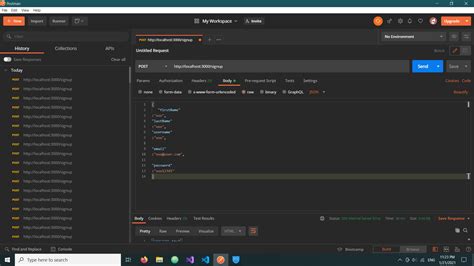 node js getting an error typeerror cannot read property register