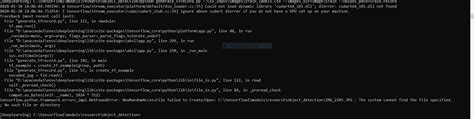 tensorflow python framework errors impl notfounderror