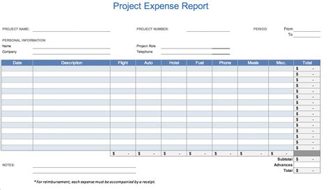 Expense Report Template On Excel Блог о рисовании и уроках фотошопа